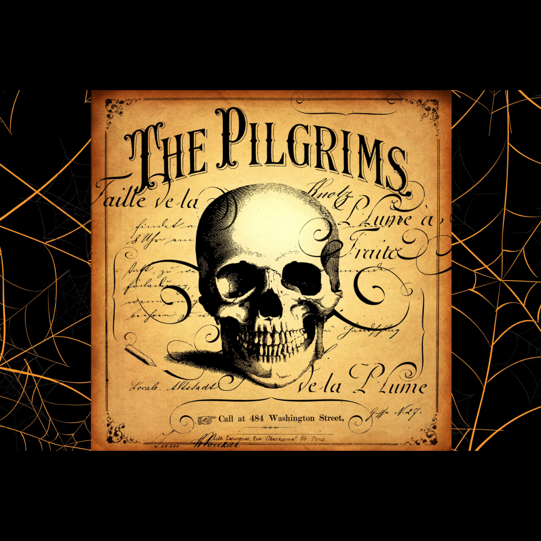 Halloween The Pilgrim's Skull and Web Decoupage Tissue | Deborah Bucher ...
