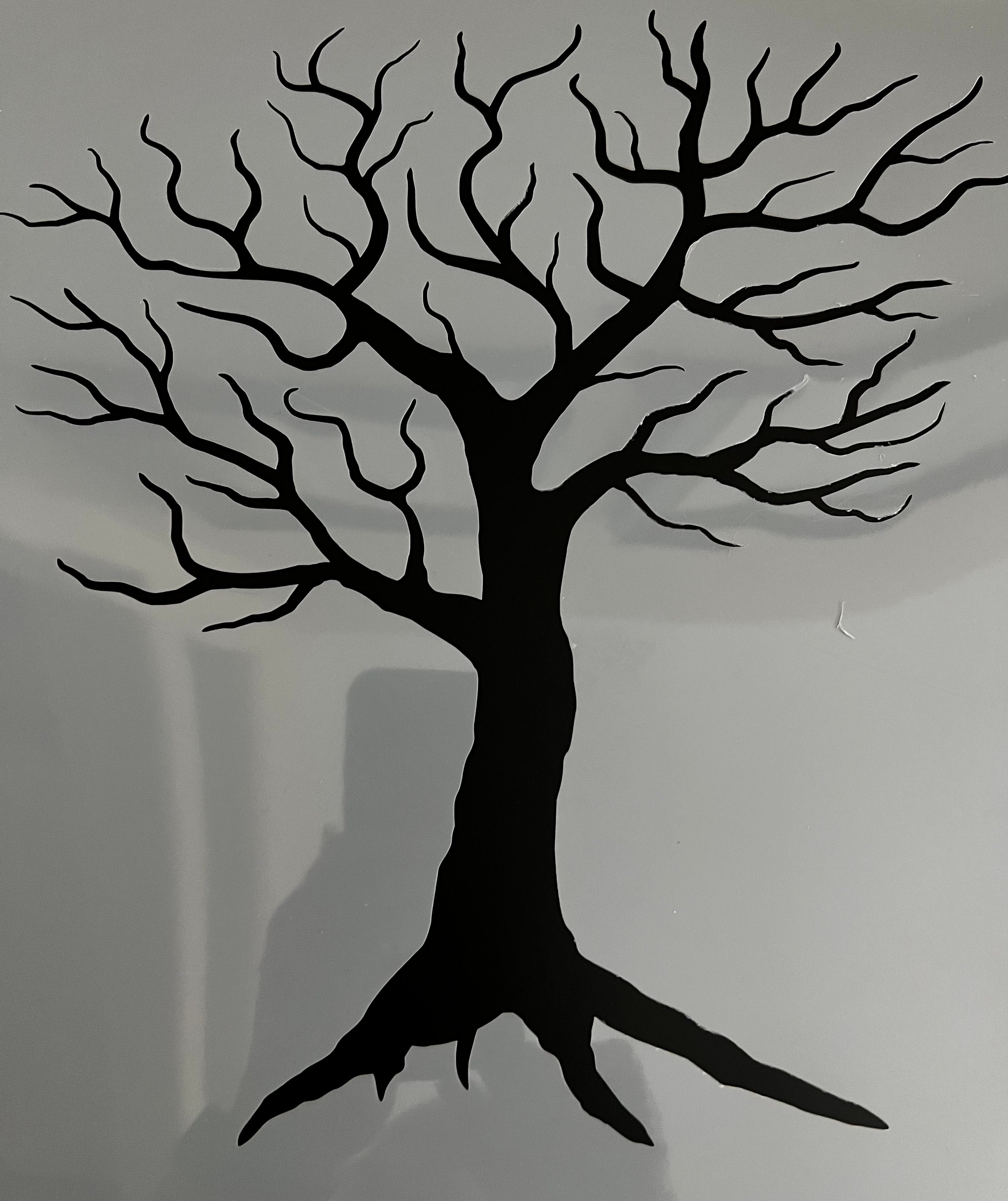 Haunted Tree Mylar Stencil - Deborah Bucher Designs | Deborah Bucher ...