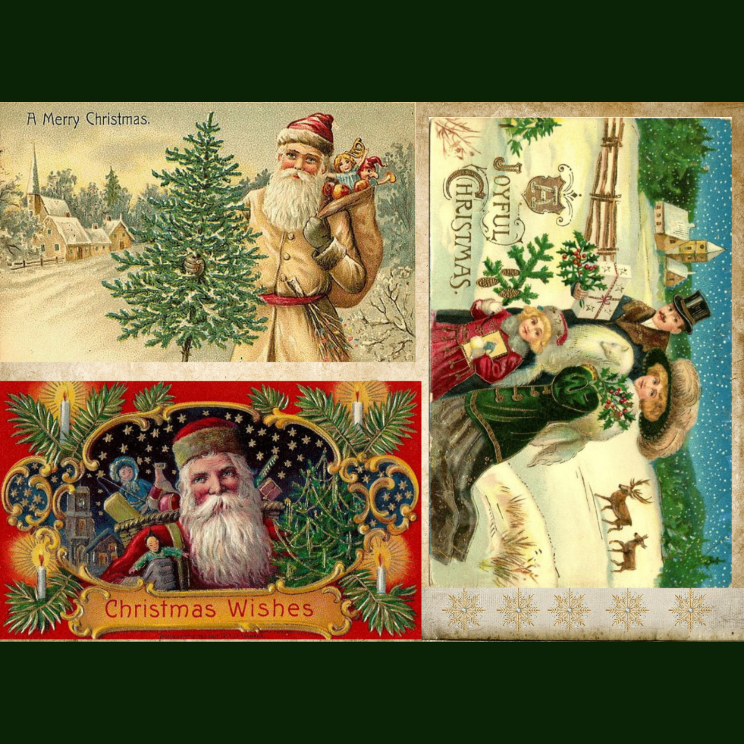 Vintage Christmas Cards2 - Decoupage Tissue- Deborah Bucher Designs ...